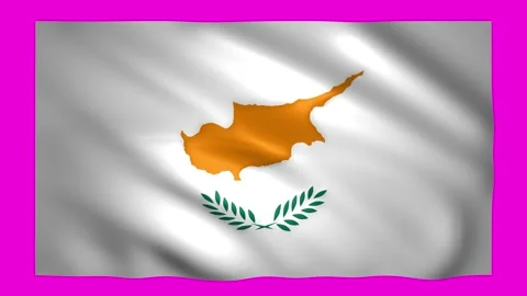 Cyprus flag on green screen for chroma k... | Stock Video | Pond5