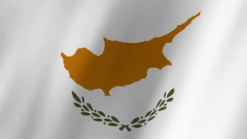 Cyprus flag waving animation | Stock Video | Pond5