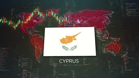 Cyprus Stock Market Chart Background wit... | Stock Video | Pond5