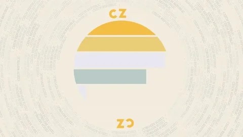 Czech Republic logo intro. Badge with th... | Stock Video | Pond5