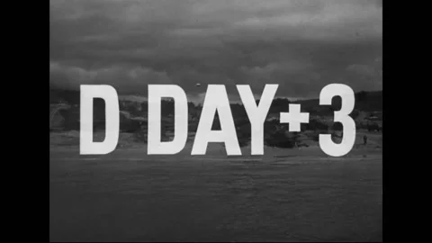D-DAy plus 3 Day - Invasion of Normandy ... | Stock Video | Pond5