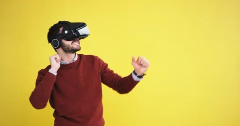 Dacing charismatic man smiling large dac... | Stock Video | Pond5