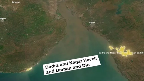 Dadra and Nagar Haveli and Daman and Diu... | Stock Video | Pond5