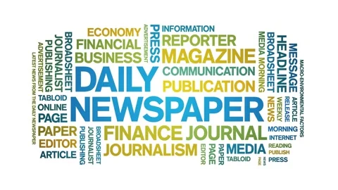 Newspaper Animation Stock Footage ~ Royalty Free Stock Videos | Pond5