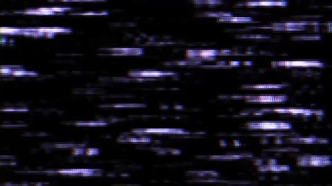 Damaged analog TV screen with Vhs noise ... | Stock Video | Pond5