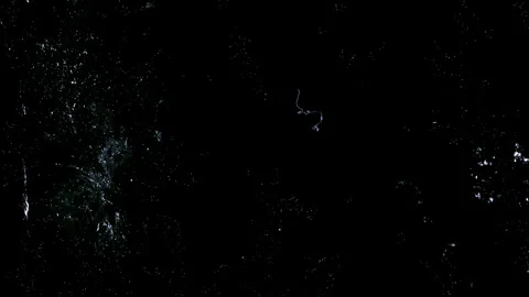 Damaged old film, smudges and black scre... | Stock Video | Pond5