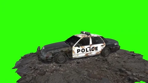 Police Car Green Screen Stock Videos – Royalty-Free HD & 4K Videos