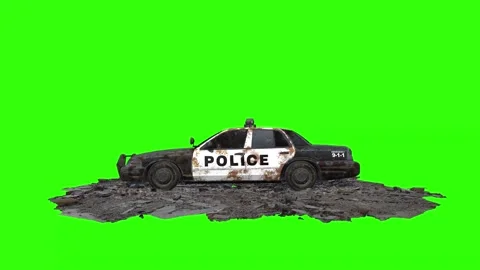 Police Car Green Screen Stock Videos – Royalty-Free HD & 4K Videos