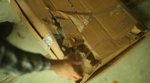 Damaged Package Stock Footage ~ Royalty Free Stock Videos | Pond5