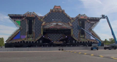 Dance floor before rave Spectacular stag... | Stock Video | Pond5