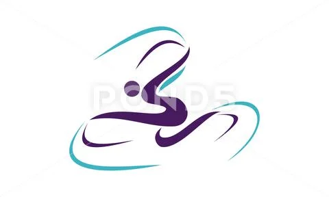 Dance Movement Logo Design Template Vector Illustration #88845120