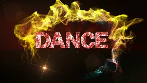 Dance Text Animation Background, Loop | Stock Video | Pond5