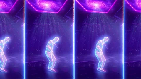 dancer loop dancing in party background ... | Stock Video | Pond5