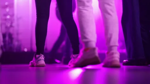 The dancer's legs make a movement. Dance... | Stock Video | Pond5
