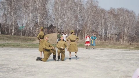 Dances. Young dancers in the uniform of ... | Stock Video | Pond5