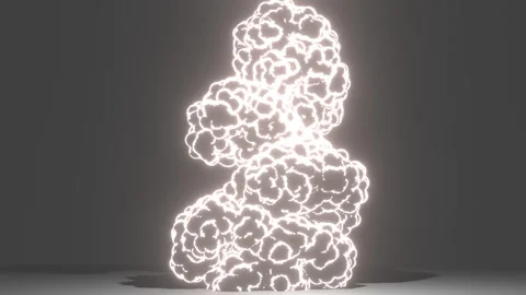 Dancing Abstract Smoke Bubbles Floating ... | Stock Video | Pond5