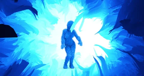 Dancing Blue Furry 3D Female Character I... | Stock Video | Pond5