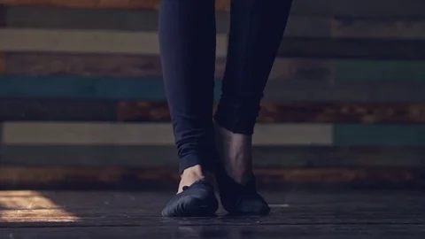 Dancing female feet | Stock Video | Pond5