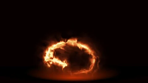 dancing fire light effect green screen b... | Stock Video | Pond5