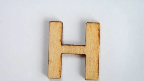 Dancing letter H of the English alphabet... | Stock Video | Pond5