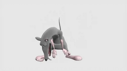 Dancing mouse. 3D realistic professional... | Stock Video | Pond5