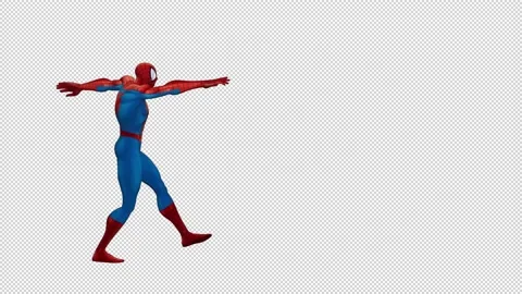 Dancing Spider-Man. 3D animation of Spid... | Stock Video | Pond5