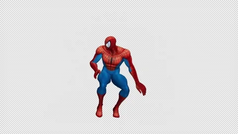 Dancing Spider-Man. 3D animation of Spid... | Stock Video | Pond5