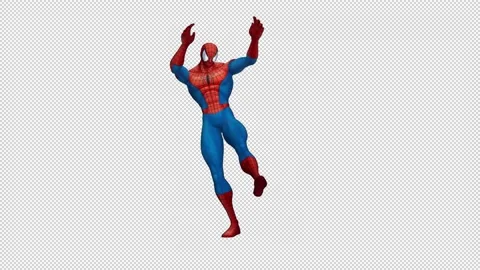 Dancing Spider-Man. 3D animation of Spid... | Stock Video | Pond5