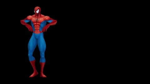 Dancing Spider-Man. 3D animation of Spid... | Stock Video | Pond5