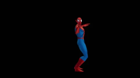 Dancing Spider-Man. 3D animation of Spid... | Stock Video | Pond5