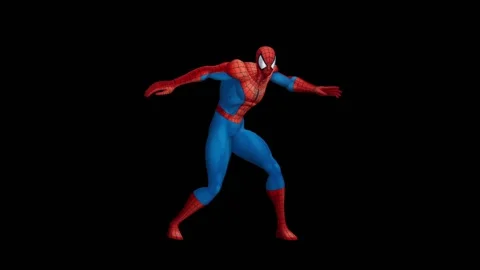 Dancing Spider-Man. 3D animation of Spid... | Stock Video | Pond5