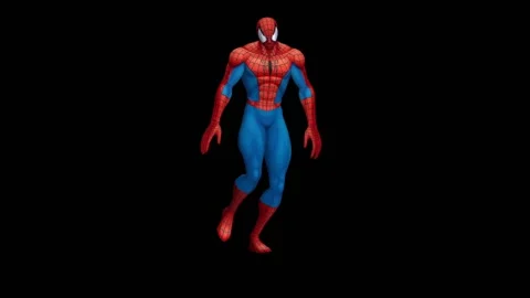 Dancing Spider-Man. 3D animation of Spid... | Stock Video | Pond5