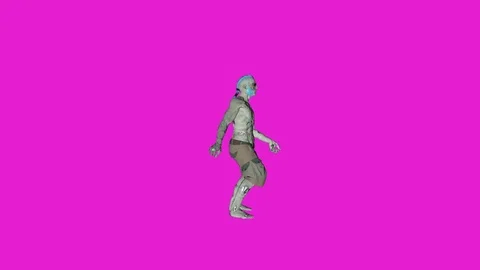 Dancing zombie character animation in s... | Stock Video | Pond5