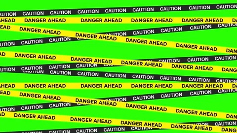 Danger Green Screen Stock Video Footage | Royalty Free Danger Green ...