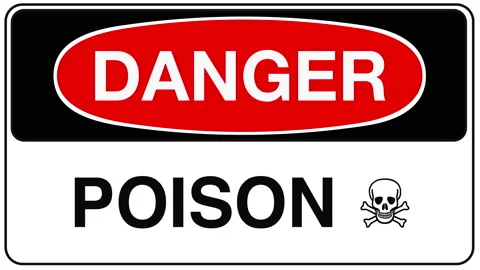 Danger Poison Sign Animation on White Ba... | Stock Video | Pond5