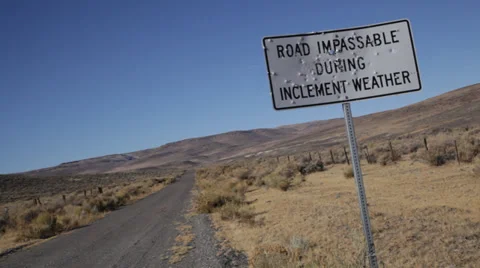 Inclement Weather Sign Stock Videos – Royalty-Free HD & 4K Videos