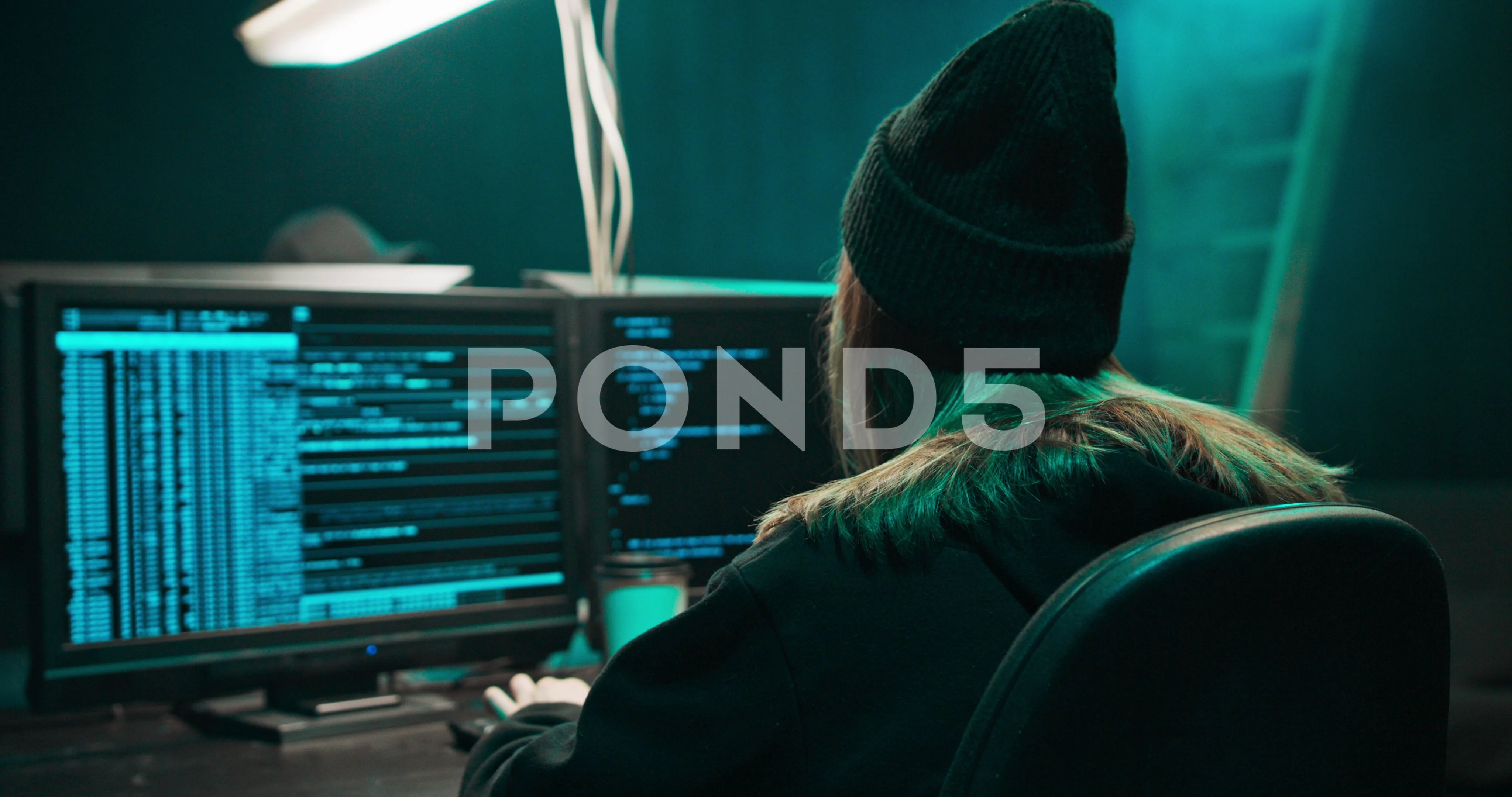 Female Computer Hacker