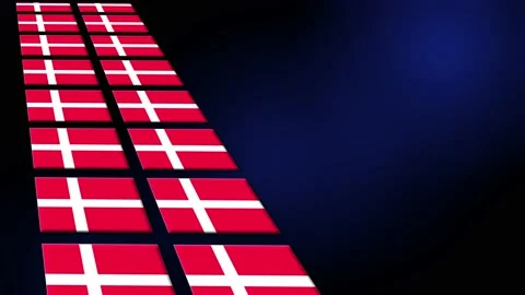 Danish Denmark Flag Animated Background ... | Stock Video | Pond5