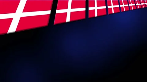 Danish Denmark Flag Animated Background ... | Stock Video | Pond5