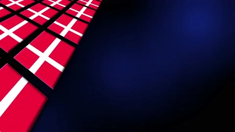 Danish Denmark Flag Animated Background ... | Stock Video | Pond5