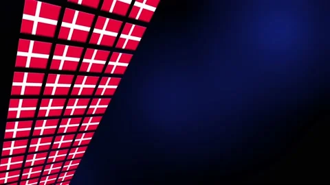 Danish Denmark Flag Animated Background ... | Stock Video | Pond5