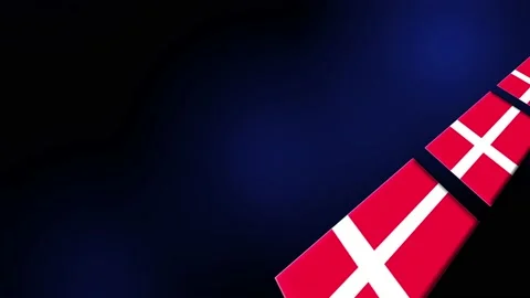 Danish Denmark Flag Animated Background ... | Stock Video | Pond5