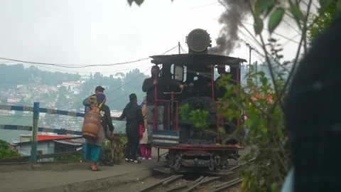 Darjeeling Himalayan Railway toy train w... | Stock Video | Pond5