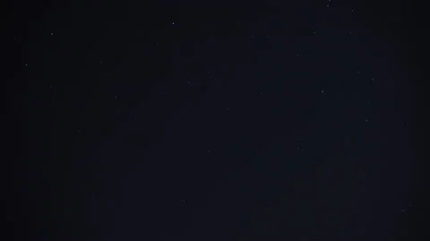 Dark Black Night Sky Timelapse Of Stars ... | Stock Video | Pond5
