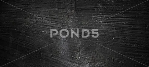 Dark black stone background. scary black concrete texture. Stone wall ...