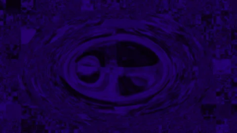 Dark blue abstract fluid with ripples wa... | Stock Video | Pond5