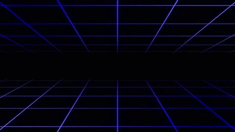 Dark blue color moving grid and particle... | Stock Video | Pond5