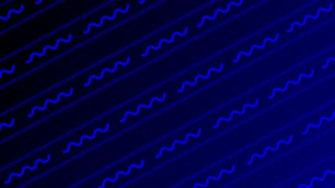 dark blue color parallel squiggly line p... | Stock Video | Pond5