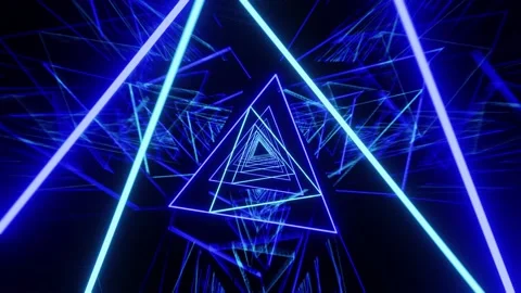 Dark blue neon show for party background... | Stock Video | Pond5