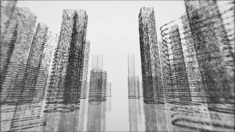 Dark City Infinite Loop Background | Stock Video | Pond5